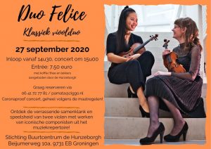 Duo Felice – Klassiek Vioolduo – BHS